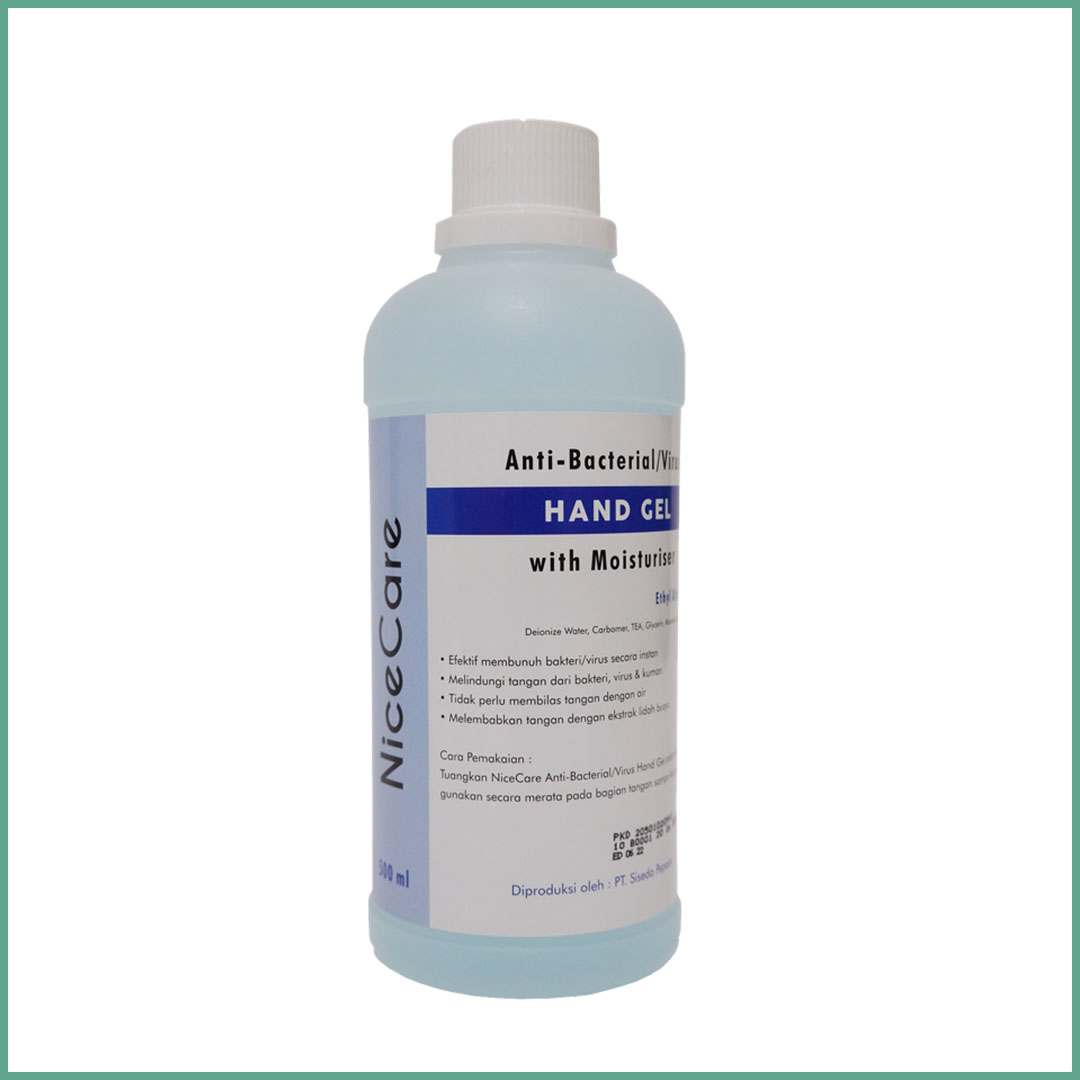 Nice Care Hand Sanitizer 500ml - GEL Refill - PT. Siseda Pepade
